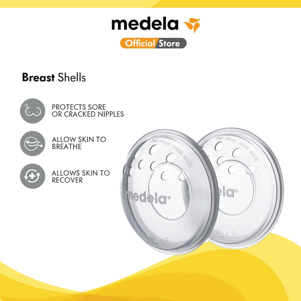 Breast Shells with Breathable Ventilation Holes 2 pcs – Medela Singapore